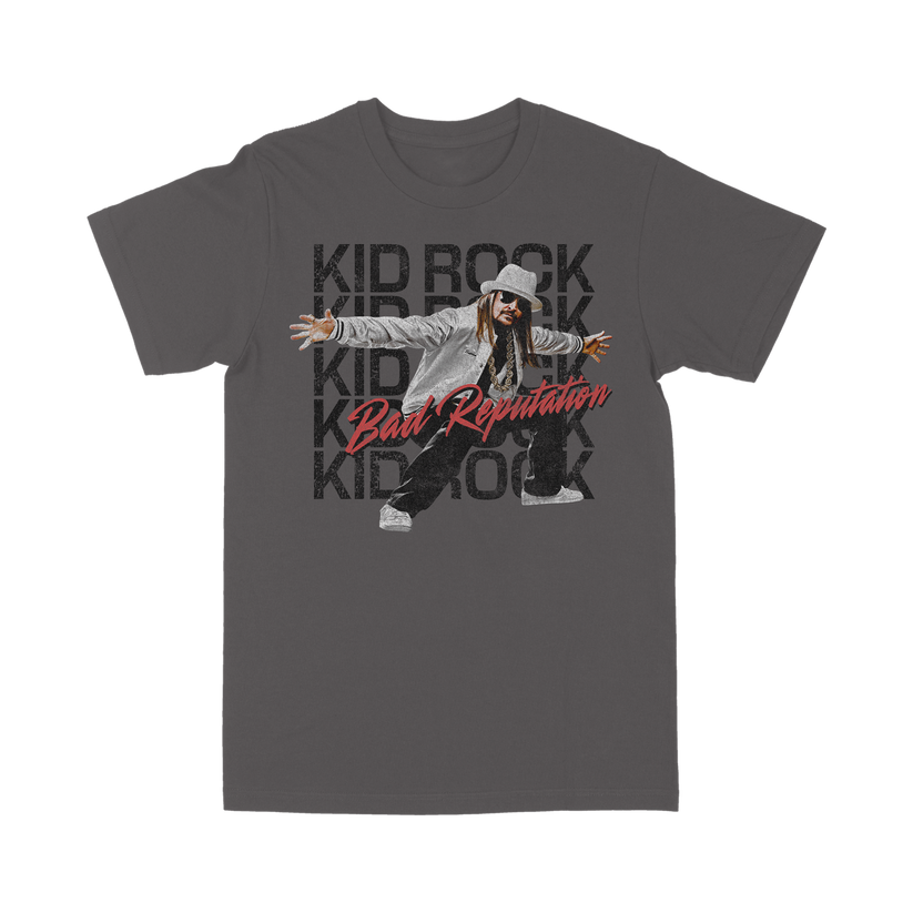 Bad Rep Grey Tour Tee – Kid Rock Store